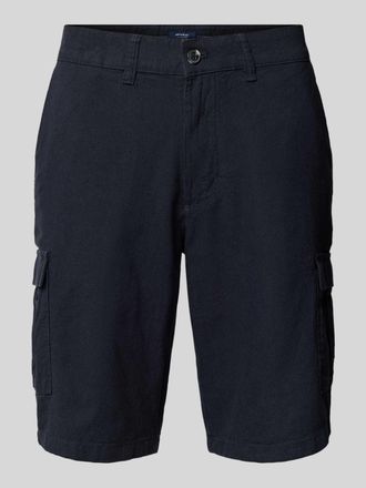 Mc Neal Regular Fit Leinenshorts mit Cargotaschen