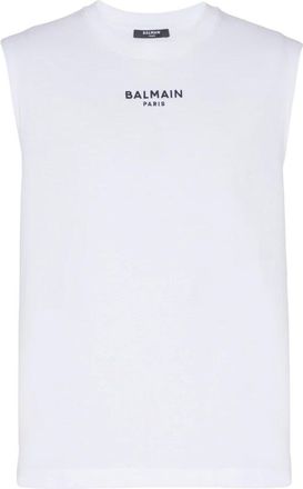 Balmain Homme, Tops, Blanc, Taille: XS D&eacute;bardeur Paris Brod&eacute;