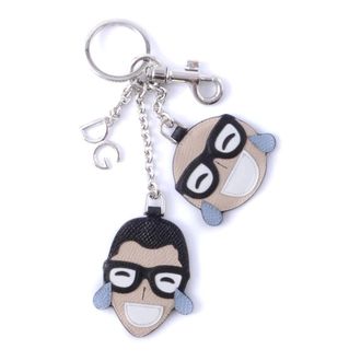 Dolce & Gabbana Homme, Accessoires, Beige, Taille: ONE Size Porte-cl&eacute;s Designers Laughing