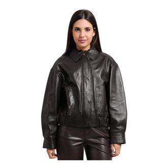 iBlues Blouson Bomber - Femme - Vestes - Brun - Taille: 38 FR