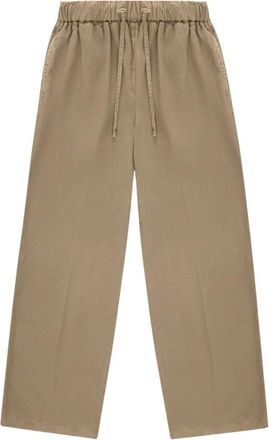 Circolo 1901 Femme, Pantalons, Beige, Taille: 44 FR Wide Pantalons