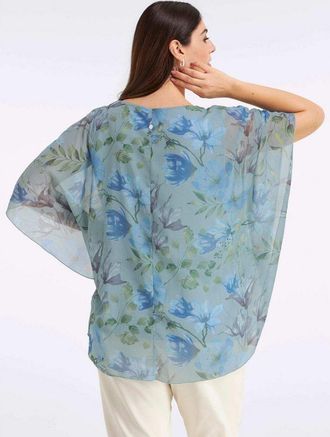 Sheego Klassische Bluse Tunika 3/4-Arm