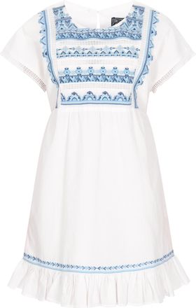 Dreimaster Dreimaster Kleid Frauen Wei&szlig;