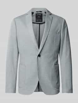 s.Oliver Black Label Slim Fit Anzugsakko aus zweifarbigem Piqu&eacute;-Jersey Modell s.O JOGG