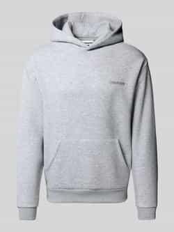 Review Hoodie mit Label-Print
