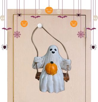 Generic Hanger Geist, schwingender Geister-Anh&auml;nger - Halloween-Ornamente zum Aufh&auml;ngen | Dekorative Zeichen f&uuml;r Halloween Tree, Halloween-Ornamente, Geister-