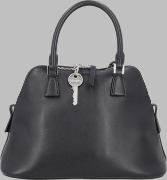 Maison Margiela Unisex Handbag 5ac Soft Mini Black Leather Shoulder Bags