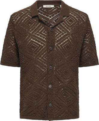 Only & Sons Onskolmar Reg 5 Ss Shirt Knit