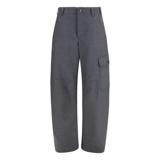 Brunello Cucinelli Barrel Cargo Hose - - Trousers - Damen - Grau - S