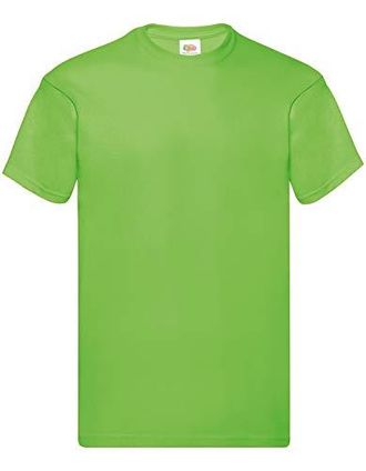 Fruit Of The Loom Original Lot de 5 t-shirts pour homme, citron vert, XXL