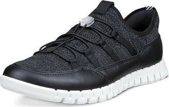 Ecco Damen Gruuv Lite Sneaker, Schwarzer Magnet, 38.5 EU