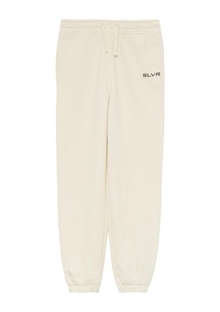 s.Oliver Unisex Jogginghose aus Sweat mit Print-Detail helles Sand 140