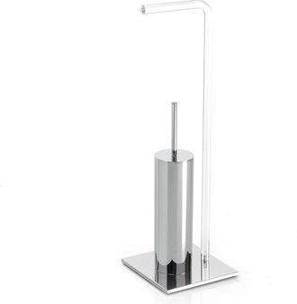 tomasucci Porte-brosse à dents et papier hygiénique transparent