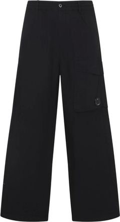 C.P. Company C.p. Company, Homme, Pantalons, Noir, Taille: S Wide Pantalons