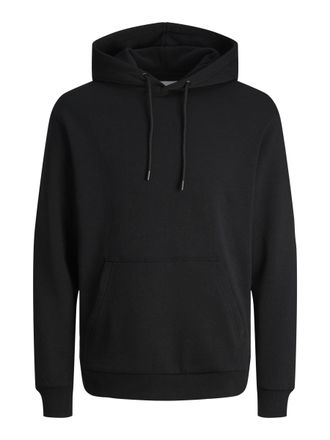 Jack & Jones Jack & Jones Einfarbiger Kapuzenpullover, Schwarz, XXXL
