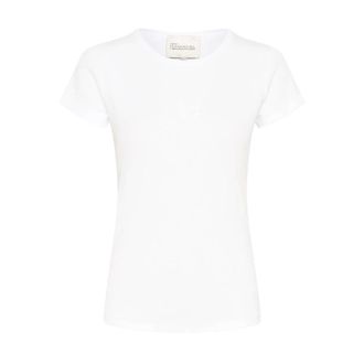 MY ESSENTIAL WARDROBE MandyMW Top Kurzarm Stilvoll - - Tops - Damen - Wei&szlig; - XL