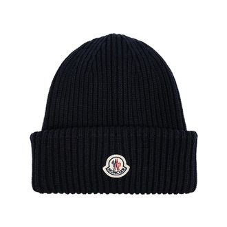 Moncler Bonnet Tricot - Homme - Accessoires - Bleu - Taille: ONE Size