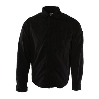C.P. Company Chrome-R Full Zip Overshirt - - Jackets - Herren - Schwarzk - XS