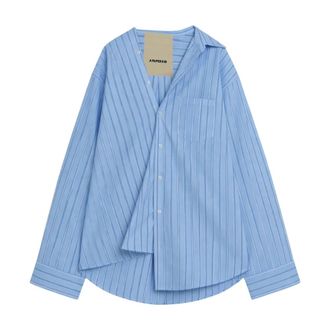 A Paper Kid Femme, Blouses et Chemises, Bleu, Taille: 36 FR Chemise ray&eacute;e
