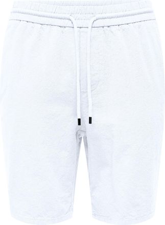 Only & Sons Herren Sweat Short ONSLINUS - Regular Fit - Blau Beige Weiss, Gr&ouml;&szlig;e:XL, Farbe:Bright White 22024967