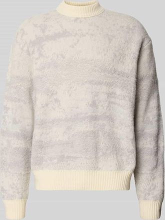 Boss Orange by Hugo Boss Pullover mit geripptem Rundhalsausschnitt Modell Kastet