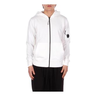 C.P. Company Kapuzen-Sweatshirt mit durchgehendem Rei&szlig;verschluss - - Sweatshirts & Hoodies - Herren - Wei&szlig; - XL