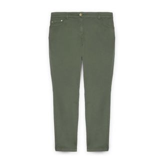 Fiorella Rubino Femme, Pantalons, Vert, Taille: 50 FR Pantalon skinny