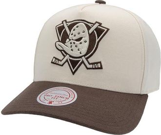 Mitchell & Ness NHL Fashion Basic 2T Pro Snapback Casquette de baseball - Anaheim Ducks, crème