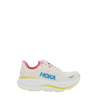 Hoka One One Homme, Chaussures, Blanc, Taille: 40 1/2 EU Baskets Blanches Bondi 9 Donna