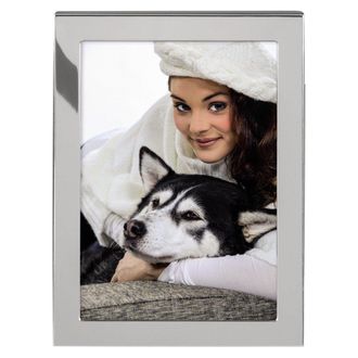 Hama Portrait Bilderrahmen Fairbanks (Fotogröße 10 x 15 cm), Silber