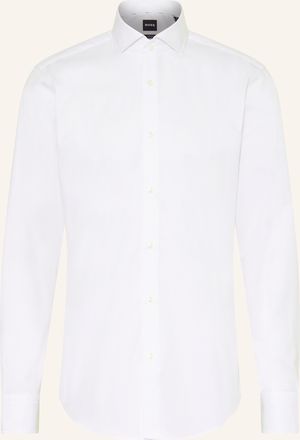 HUGO BOSS Hemd Hank Slim Fit weiss