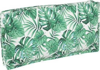 vidaXL Coussin pour assise / dossier de palette Floral Motif de feuille Vidaxl