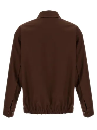 Gucci Mens Brown Wool Full-Length Jacket Clothing