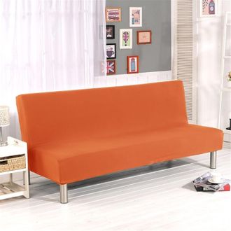 Generic Einfarbig Sofabett&uuml;berzug Polyester Spandex Stretch Futon Schutzh&uuml;lle Protector Elastisch Vollklappbar Couch Sofa Shield Klappcouch Ohne Armlehnen Ant