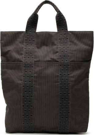 Herm&egrave;s Shopper - Canvas Herline Cabas - Gr. unisize - in Grau - f&uuml;r Damen