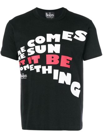 Comme Des Garçons t-shirt Here Comes - Noir