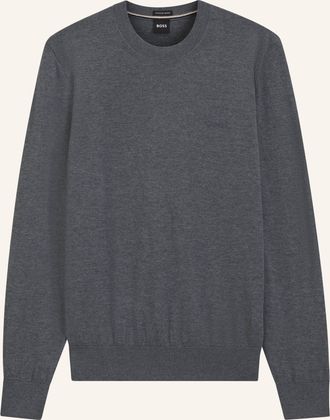 HUGO BOSS Pullover H-Leno-L Regular Fit grau