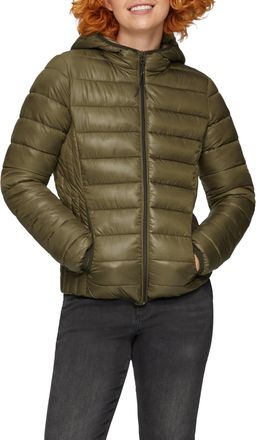 QS by s.Oliver s.Oliver Damen 2147959 Steppjacke mit Kapuze, 7864 Gr&uuml;n, XL