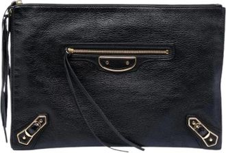 Balenciaga Sac pochette vintage Pre-owned - Femme - Pre-owned - Noir - Taille: ONE Size