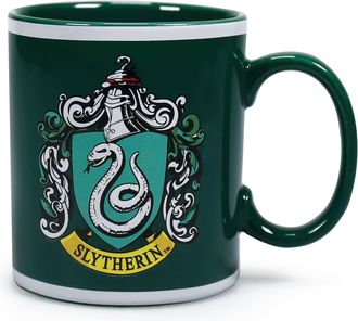 Half Moon Bay Tasse Harry Potter Slytherin Schild - Harry Potter Fanartikel - Kaffeetasse mit offizieller Lizenz
