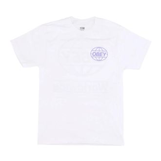 Obey Global Classic Tee - Streetwear Kollektion - - Tops - Herren - Wei&szlig; - S