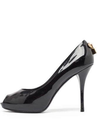 Louis Vuitton escarpins en cuir 120 mm - Noir