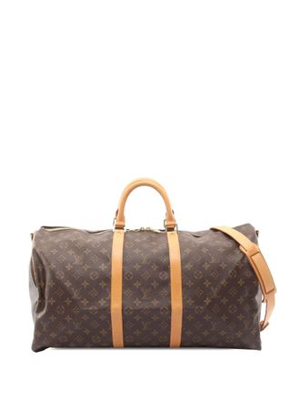 Louis Vuitton 2000 Monogram Keepall Bandouliere 55 travel bag - Marron