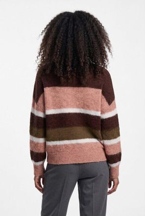 Jacqueline de Yong Strickpullover JDYZOEY LIFE L/S ON COLORBLOCK PULL KNT Materialmix