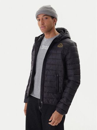 Kappa &Uuml;bergangsjacke Logo Astrom 34243TW Schwarz Slim Fit