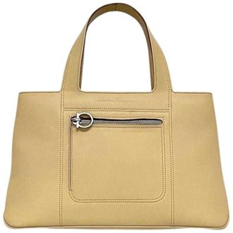 Ferragamo Sac &agrave; main Pre-owned - Femme - Pre-owned - Beige - Taille: ONE Size