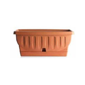 AC-Déco Ac-deco - Jardinière Natura 100 cm Terre cuite