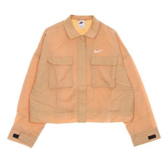 Nike Field Jacket mit verstellbaren B&uuml;ndchen - - Sport - Damen - Beige - S