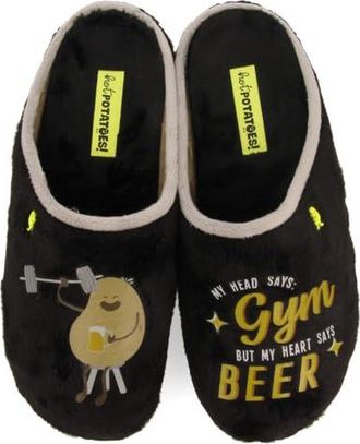 Hot Potatoes Homme Rutledge Chausson, Noir, 43 EU