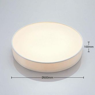 Lucande Gebraucht] Lucande Led Rgb Deckenlampe Ajai H&auml;ngelampe Lampe Leuchte 36 w Textil Wei&szlig; B-Ware